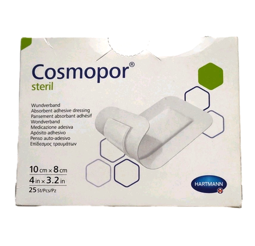 Hartman Cosmopor Adhesive Wound Dressing Sterile 4"L x 3.2"W 25pc EXP 3 ...
