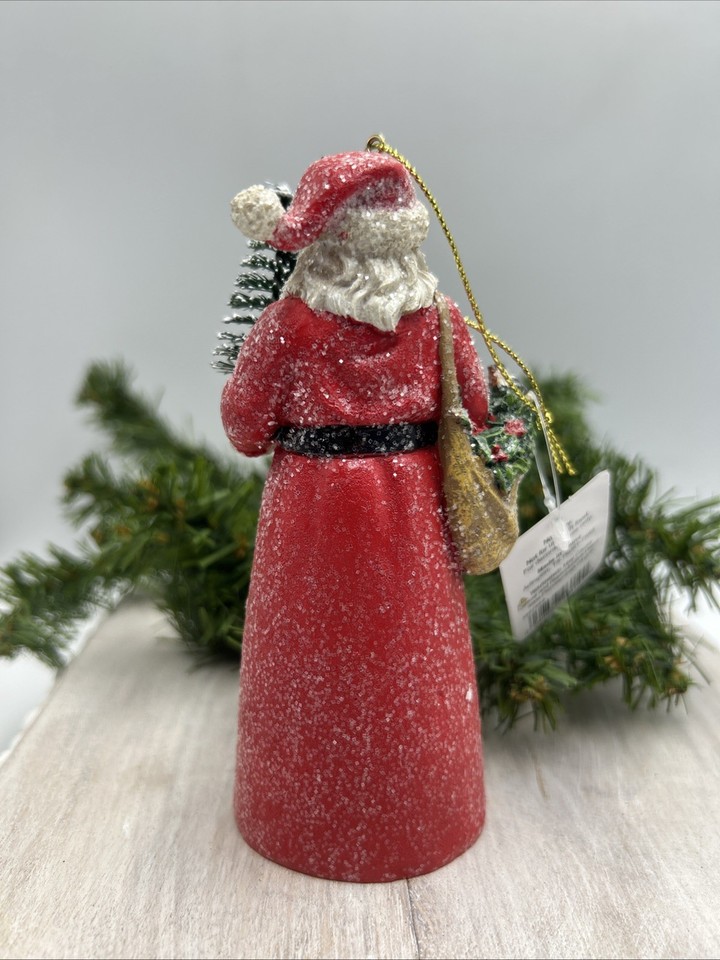 Raz Imports By Susan Winget Santa Claus Christmas Ornament W Tree Resin ...