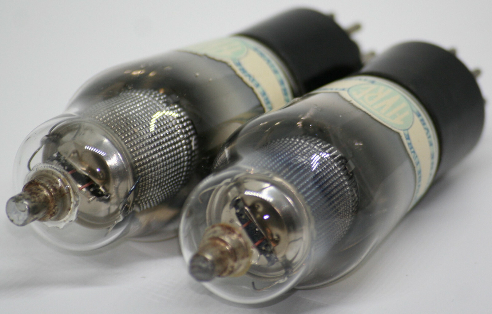 6J7G FIVRE TUBE MESH SHIELD PAIR TRIODE ITALY VALVE PREAMP KTZ63 348A ...