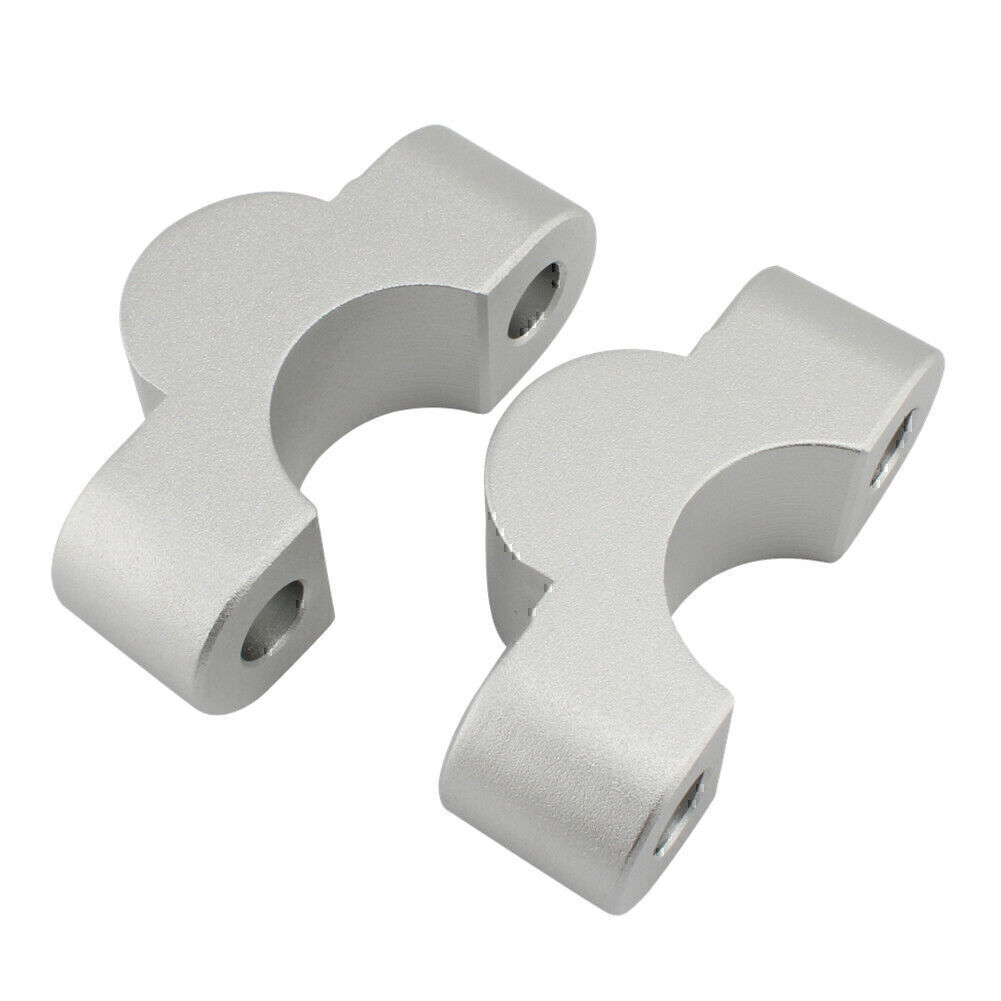 Silver Handlebar Risers Handle Bar Lift Clamp Adapters For BMW S1000XR ...