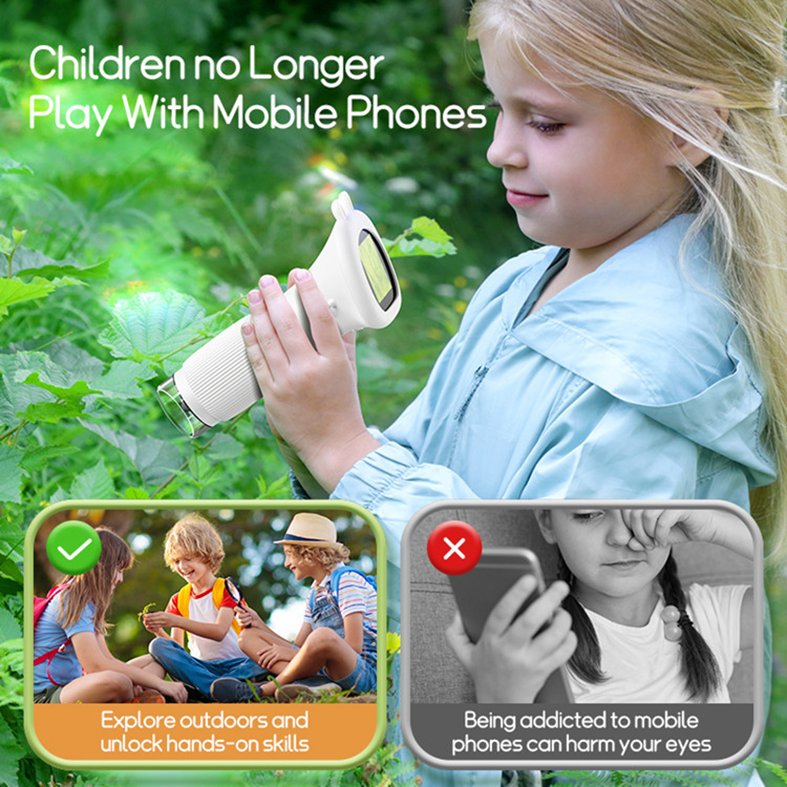 1000X HD Microscope for Kids Handheld Electronic Magnifier Camera ...