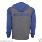 Chelsea Fc Hoodie Fz Summer Light Zip up Jacket Grey-blue Youth Kids ...