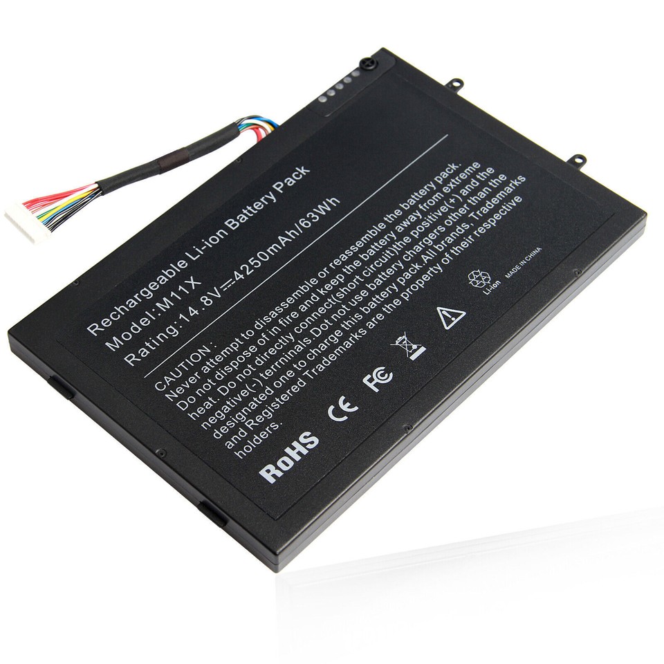 Battery for Dell Alienware M11x M14x R1 R2 R3 Series PT6V8 8P6X6 P06T ...