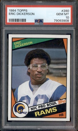 1984 Topps #280 Eric Dickerson RC Rookie PSA 10 | eBay