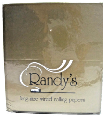 1 Box Randy’s King Size Wired Cigarette Rolling Papers made USA 25 ...