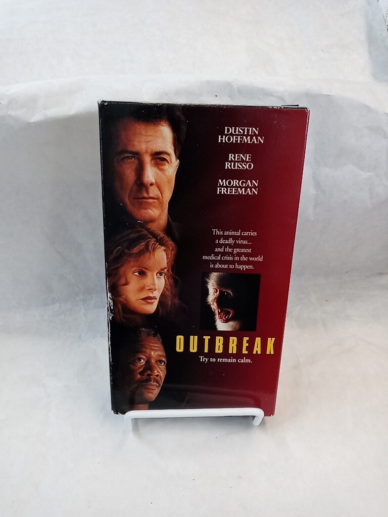 Vintage -Outbreak VHS Tape Dustin Hoffman Morgan Freeman 85391363231| eBay