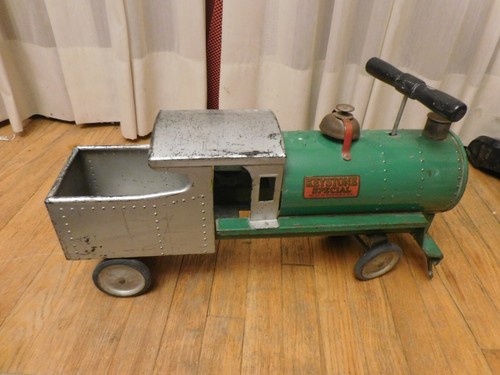 Vintage 23" Keystone Special Ride On Locomotive Train Pressed Steel Toy ...