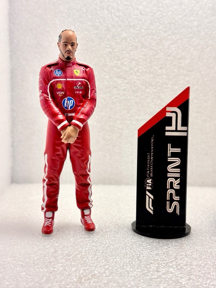 1/18 Lewis Hamilton Figure. Ferrari F1 driver. | eBay UK