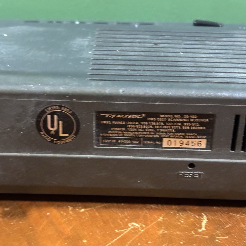Realistic PRO-2027 Hyperscan Scanner 20-402 VHF UHF Programmable 100 ...