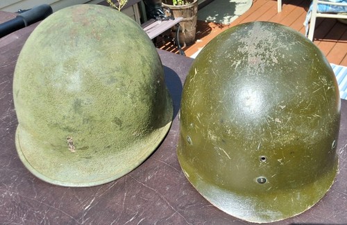 World War 2 WWII? Helmet Army Green Helmet With 1954 Liner No Strap or ...