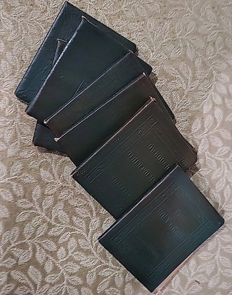 Your Choice Little Leather Luxart Library Books 1920's REDCROFT EDITION ...
