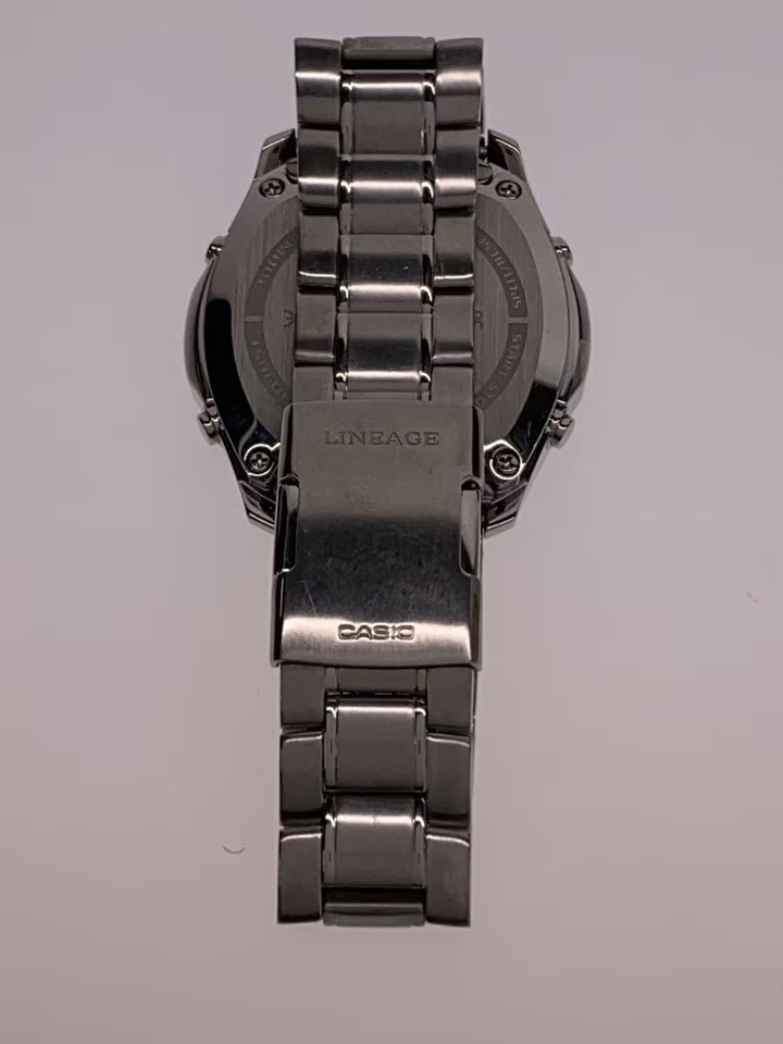 CASIO LINEAGE LIW-M610D-2AJF Solar Radio Silver Blue Men's Watch from ...