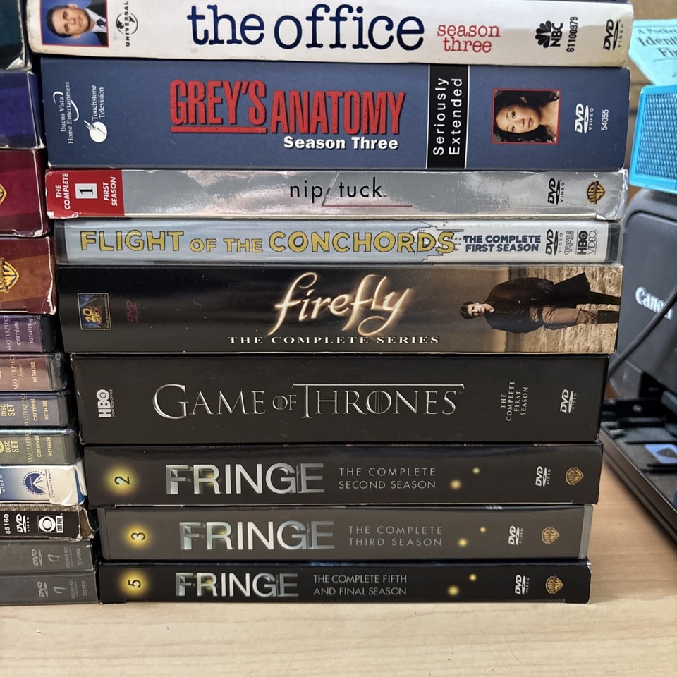 Lot 60 Assorted TV Show Series Full Season Box Sets DVD Wholesale Bulk ...