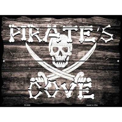 Pirates Cove Novelty Metal Parking Sign - 9" x 12" Wall Decor | eBay
