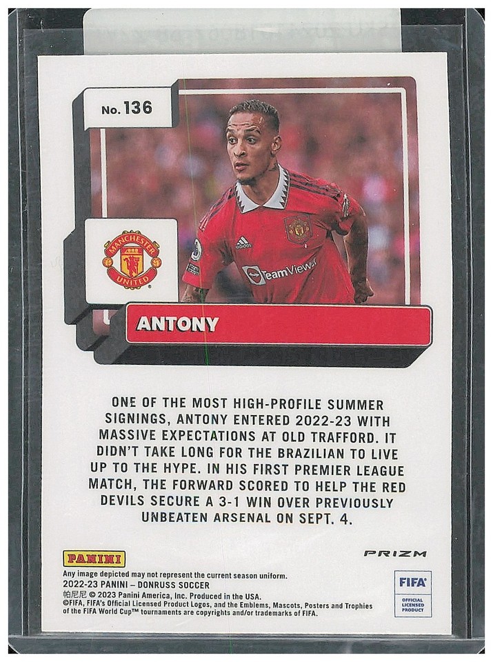 2022-23 Panini Donruss Antony Base Set #136 | eBay