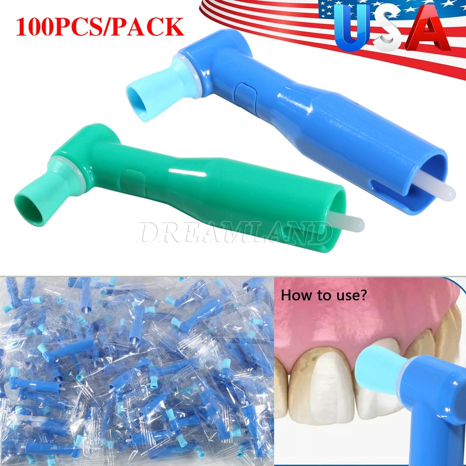 Dental Hygiene Prophy Handpiece Wireless/ 105° disposable prophy angles ...