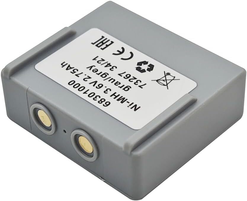 (2 Pack) 3.6V 68301000 68300900 Battery 2750mAh Ni-MH Rechargeable ...