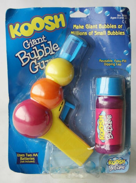Koosh Bubbles Giant Bubble Gun Spinning Small 1997 Oddzon Cap Toys ...