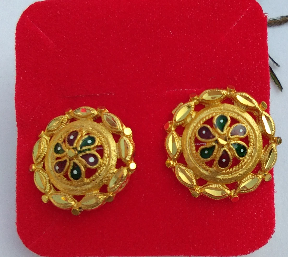 South Indian Gold Earring Designs For Women