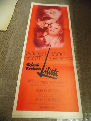 LILITH(1964)WARREN BEATTY ORIGINAL INSERT POSTER 14"BY36" | eBay
