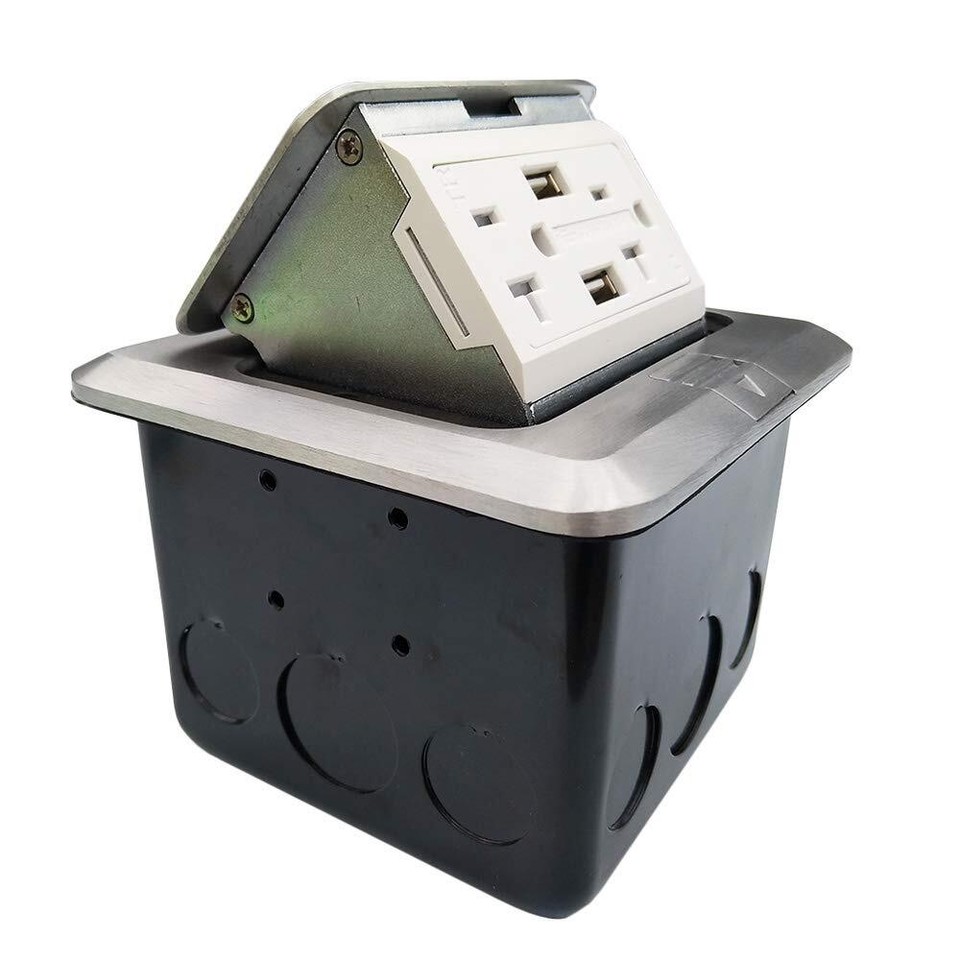Pop Up Countertop Floor Outlet Electrical USB Sockets UL Listed ...