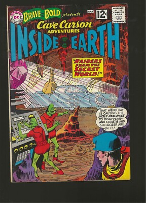 Brave and the Bold #41 Cave Carson (DC, April-May 1962) VF | eBay