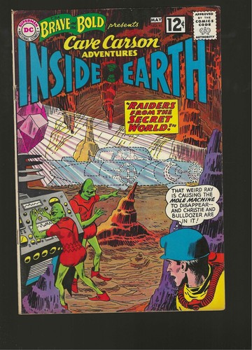 Brave and the Bold #41 Cave Carson (DC, April-May 1962) VF | eBay