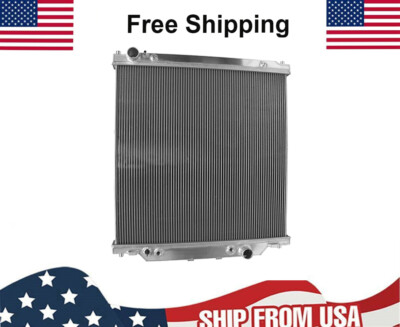 2ROWS All Aluminum Radiator Fit 2005-2007 Ford F-250 F-350 Super Duty 5 ...