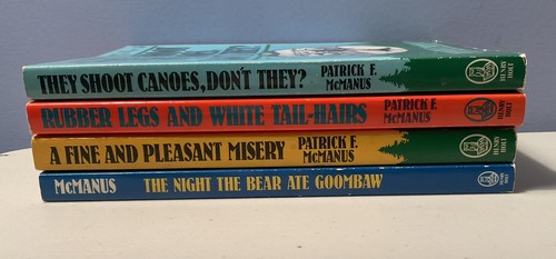 Lot of 4 Patrick McManus Books Outdoor Themed Essays Humor Paperbooks ...
