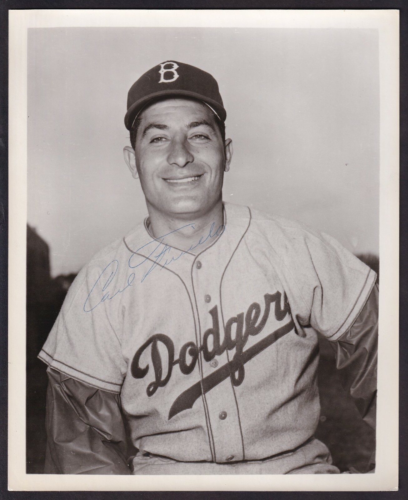 1952 CARL FURILLO Brooklyn Dodgers Star Vintage Baseball Photo (1953 ...