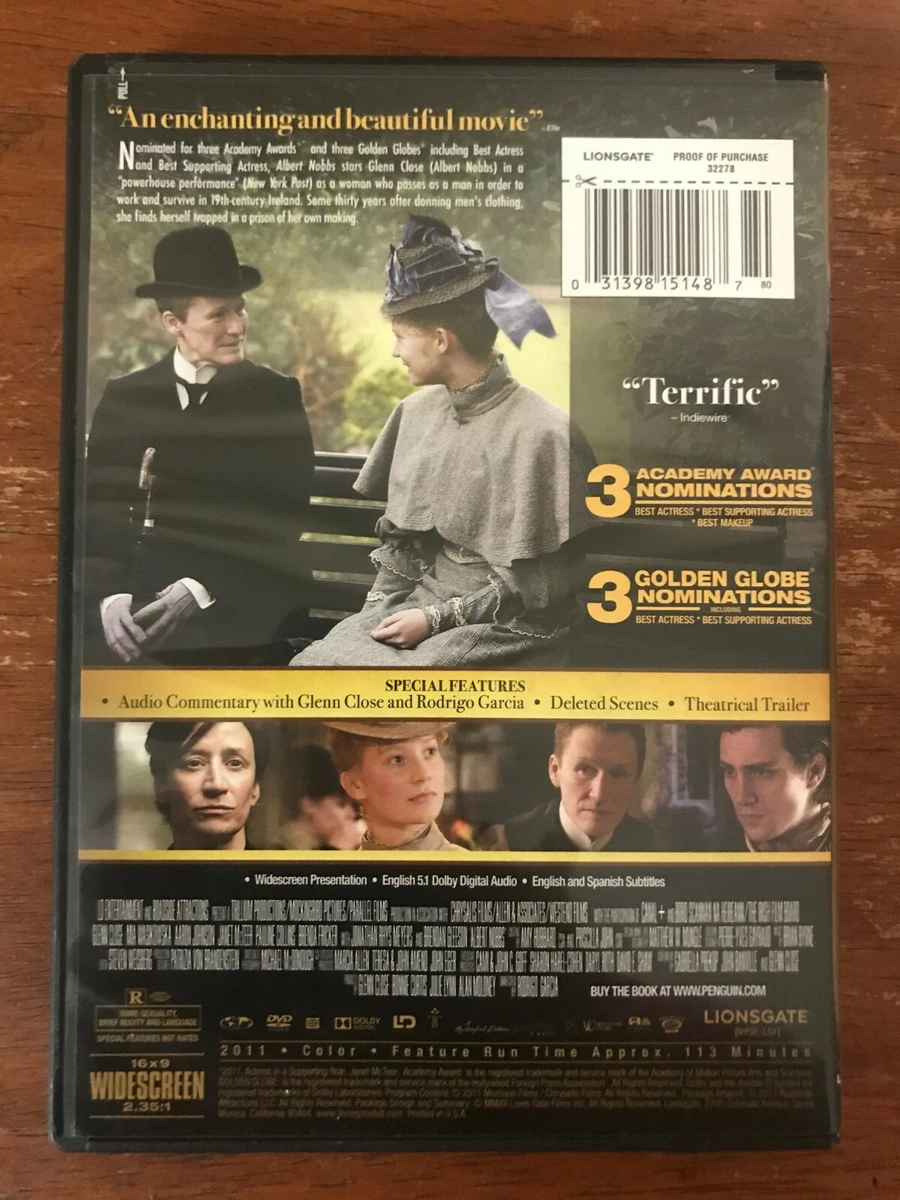 Albert Nobbs Dvd Cover