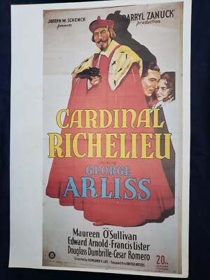 "Cardinal Richelieu" Arliss "Night in Rio" "Tin Pan Alley" "Zombie ...