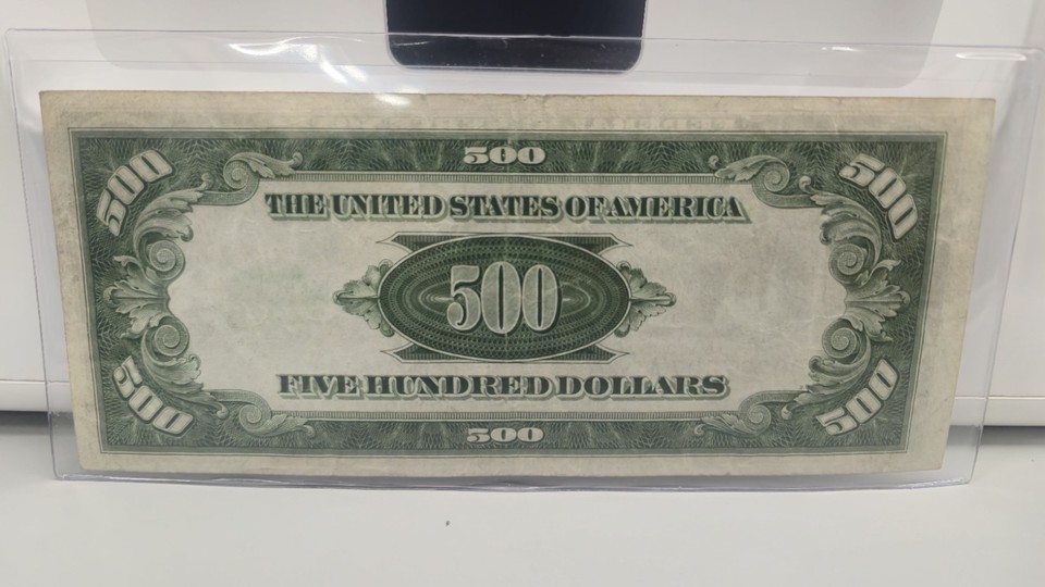 1934 Federal Reserve New York $500 B Five Hundred Dollar Note Bill | eBay