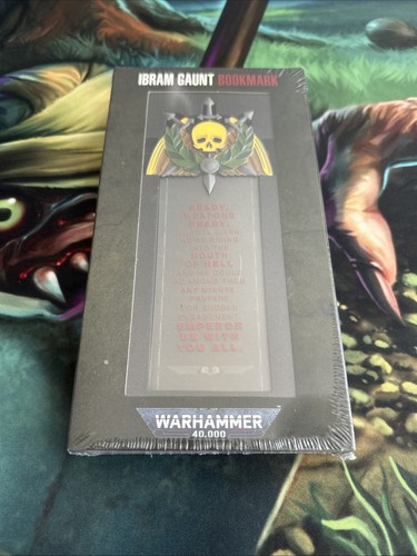 Brand New Sealed Ibram Gaunt Gaunt's Ghosts Bookmark Black Library x1 ...