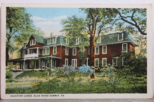 Pennsylvania PA Blue Ridge Summit Vacation Lodge Postcard Old Vintage ...