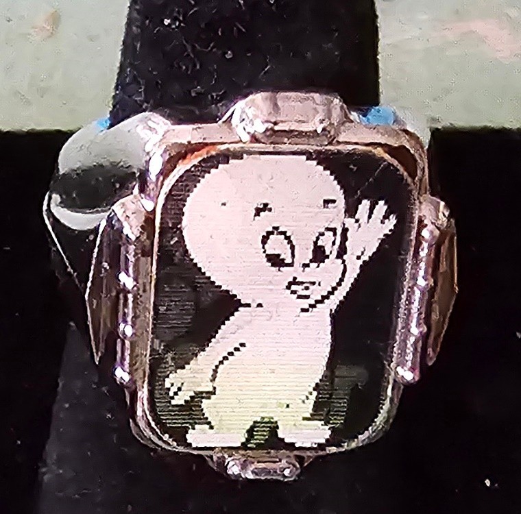 1960s Vari-Vue Casper the Friendly Ghost Flicker Ring Peeking/Waving ...
