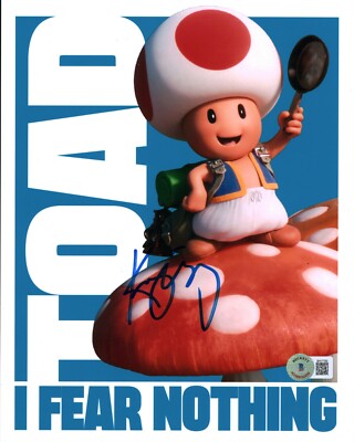 KEEGAN MICHAEL-KEY SIGNED SUPER MARIO BROS TOAD 8X10 PHOTO BECKETT BAS ...