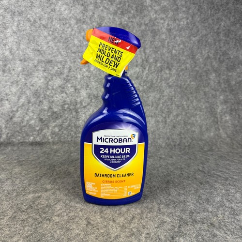 Microban 24 Hour Citrus Scent ~ Bathroom Cleaner Disinfectant 32oz NEW ...