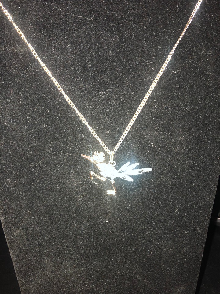 Necklace silver chain with roadrunner pendant - 24 inch - made in ...