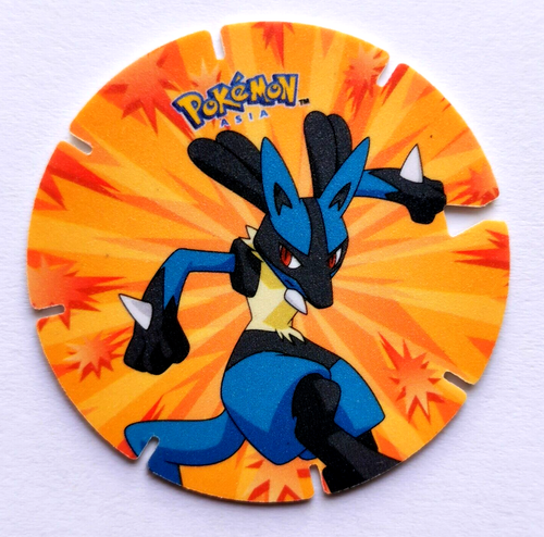 FLY TAZO POKEMON ECB #448 LUCARIO Coin Chiki Balls 2021 INDONESIA Asia ...