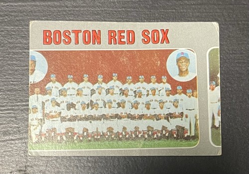 1970 Topps Baseball Boston Red Sox Team Card Error | eBay