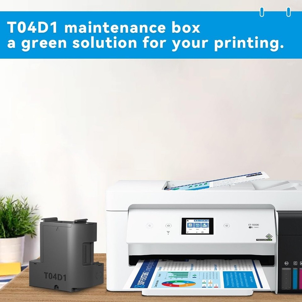 T04D1 T04D100 Ink Maintenance Box for ET-15000 ET-3750 ET-3760 WF-2860 ...