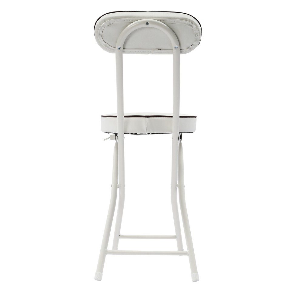 4pcs Upholstered Counter Stool Bar Stool Portable Folding Kitchen ...