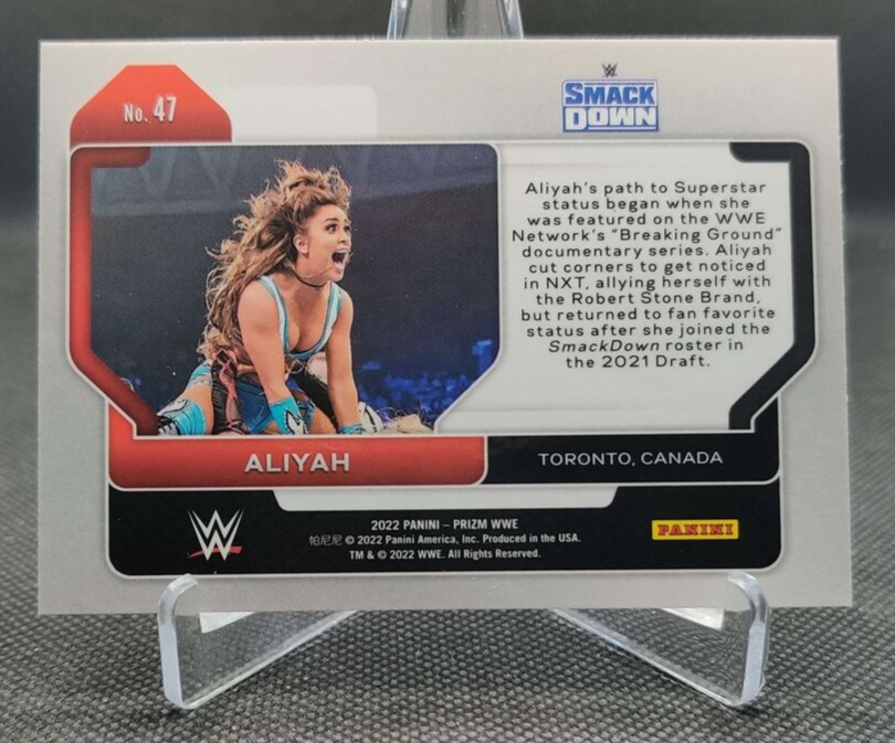 2022 Panini Prizm WWE #47 ALIYAH wrestling card | eBay
