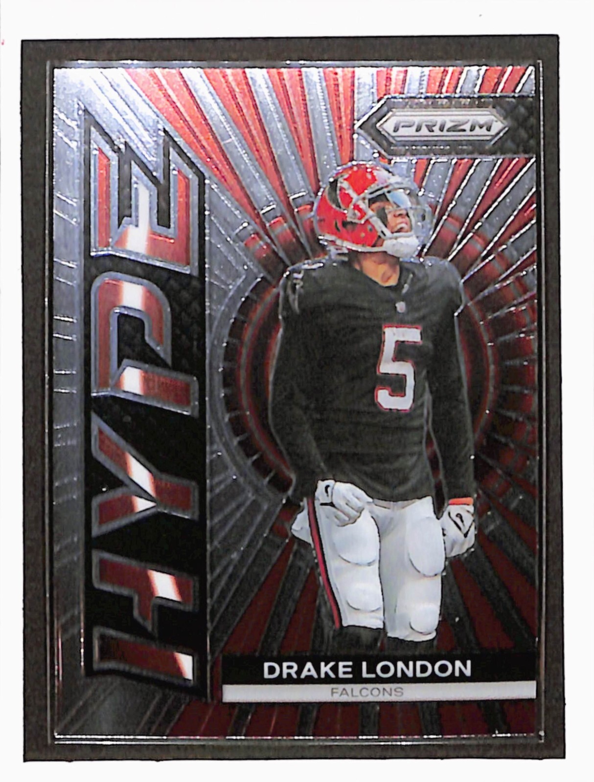 2023 Panini Prizm DRAKE LONDON #H-10 "HYPE" SILVER ATLANTA FALCONS | eBay