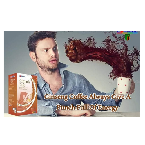 Edmark Cafe Ginseng Coffee - Improves Libido and Sexual Vigor- Fast ...