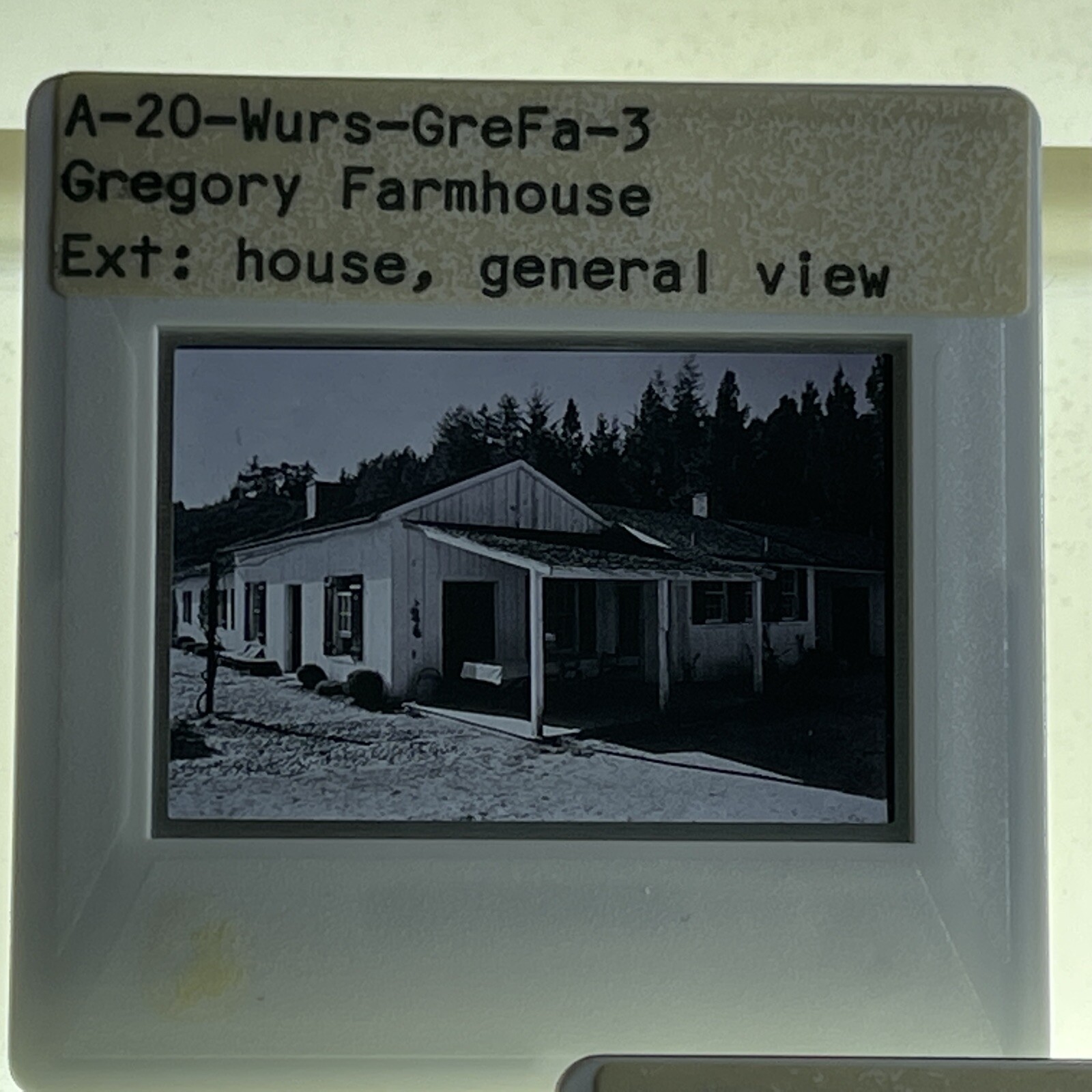 William Wurster “Gregory Farmhouse” Architecture 3 35mm Art Slide | eBay