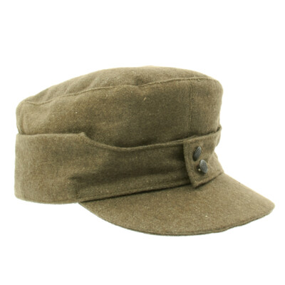 German WWII M43 Cap in Field Grey Wool- Size 7 (56 cm)- M43, M1943 | eBay