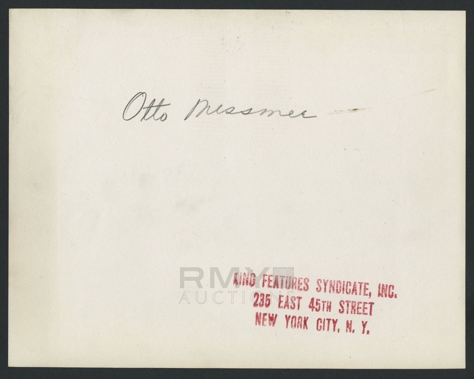 1920's Otto Messmer, "Creator of Felix the Cat" Working on Comic Strip ...