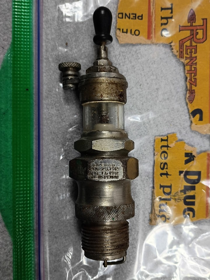 Vintage 7/8” Pipe Rentz Lighthouse, Visible Firing Spark Plug ...